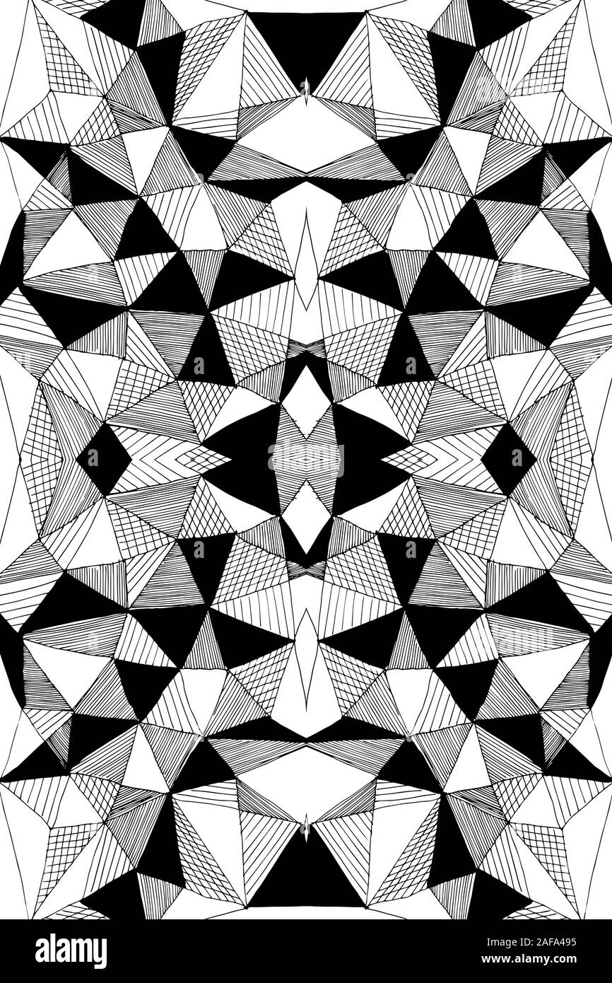 Geometric Straight Line Art