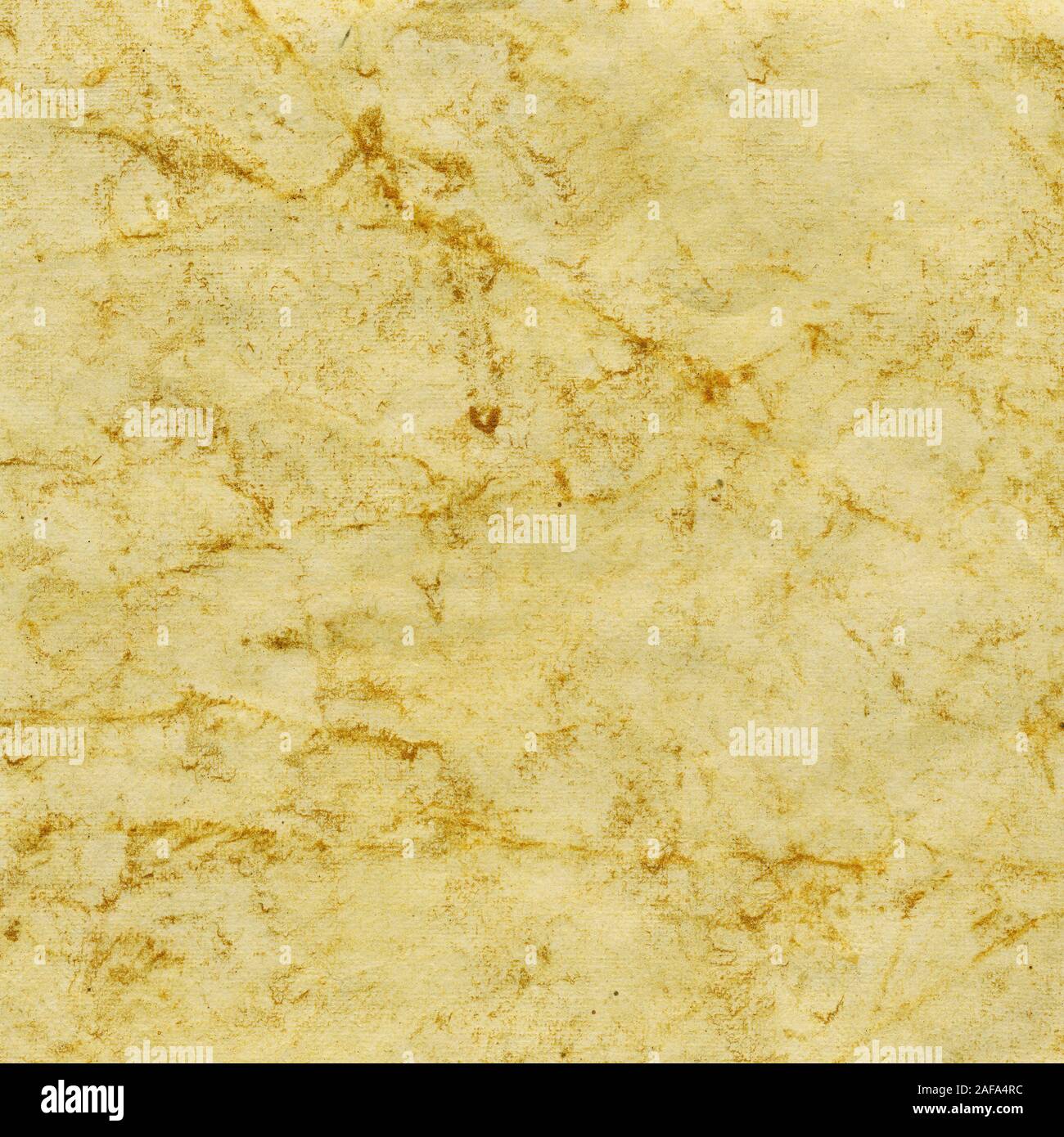 Yellow handmade paper with pattern Stock Photo - Alamy
