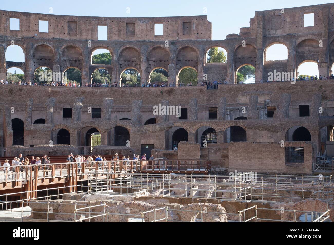 Restoration of the colosseum hi-res stock photography and images - Alamy