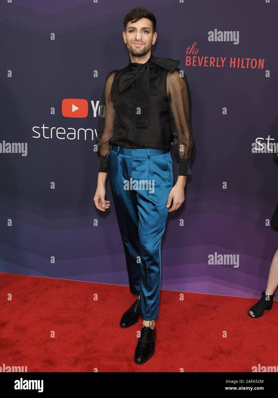 Los Angeles, USA. 13th Dec, 2019. Daniel Preda arrives at The 9th ...