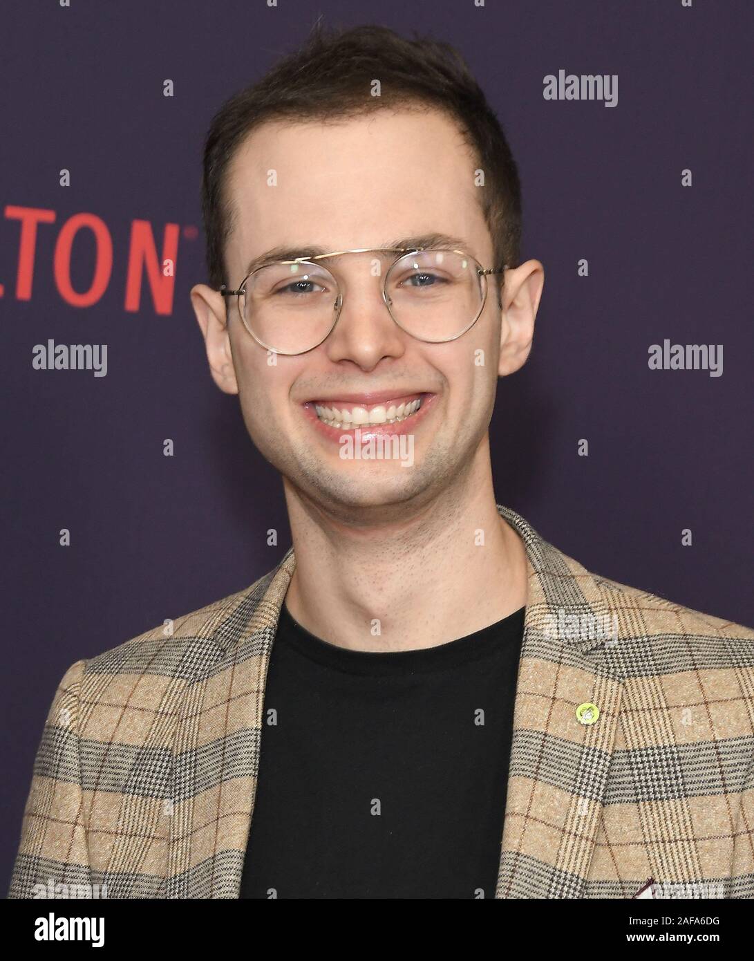 Los Angeles, USA. 13th Dec, 2019. Zach Kornfeld arrives at The 9th ...