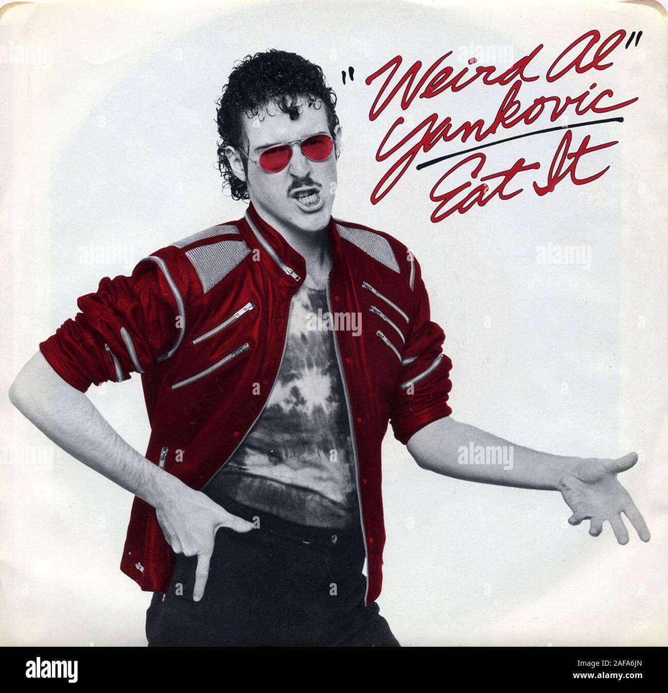 Weird Al Yankovic - Eat It - Vintage vinyl record cover Stock Photo - Alamy