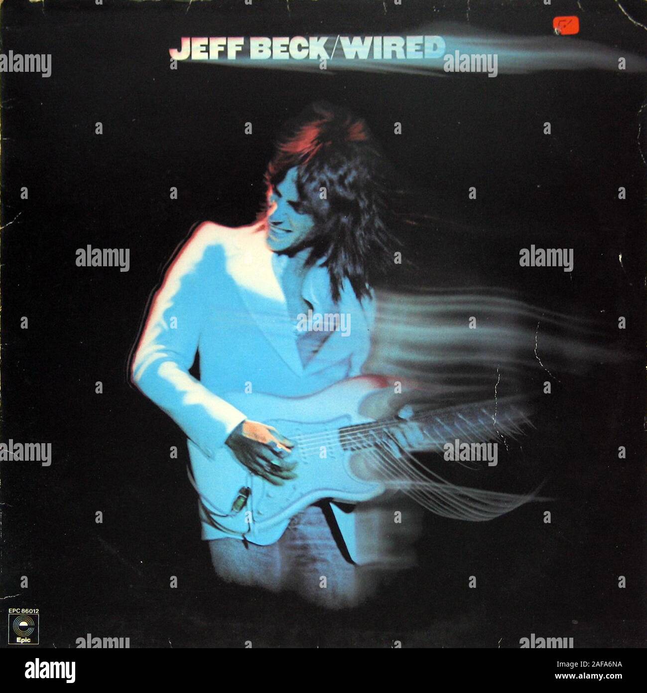 Jeff Beck Wired - Vintage vinyl record cover Stock Photo - Alamy