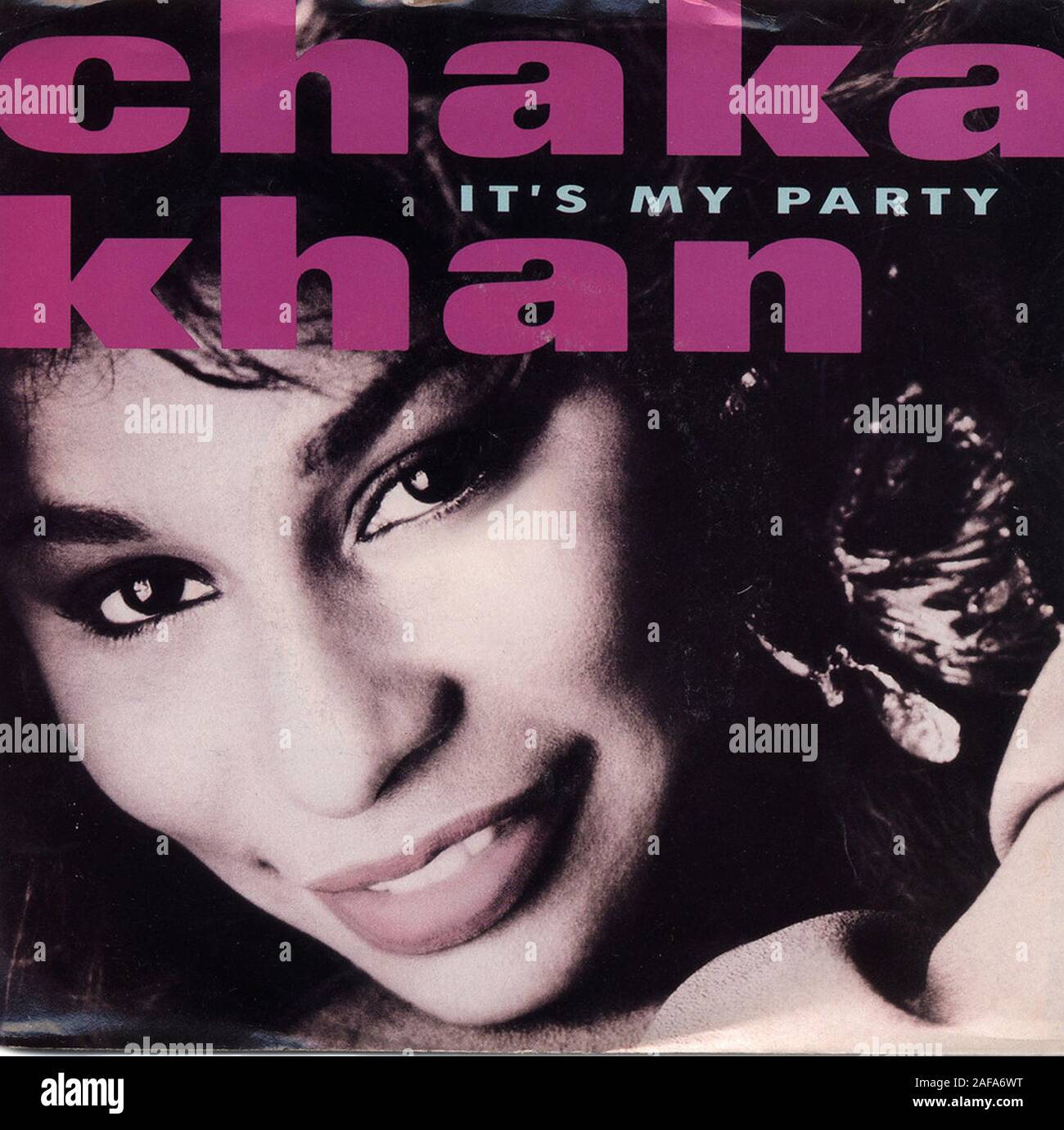 Chaka Khan - It's My Party - Vintage vinyl album cover Stock Photo - Alamy