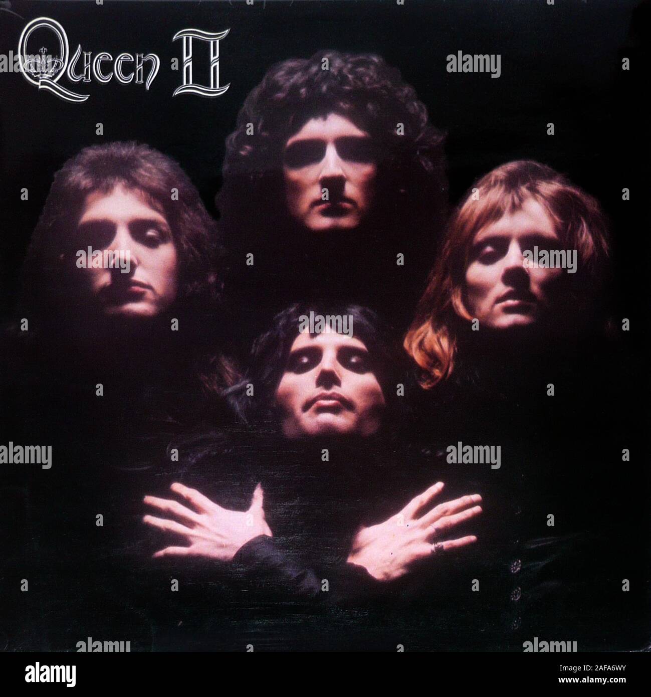 Queen II - Vintage vinyl record cover Stock Photo - Alamy