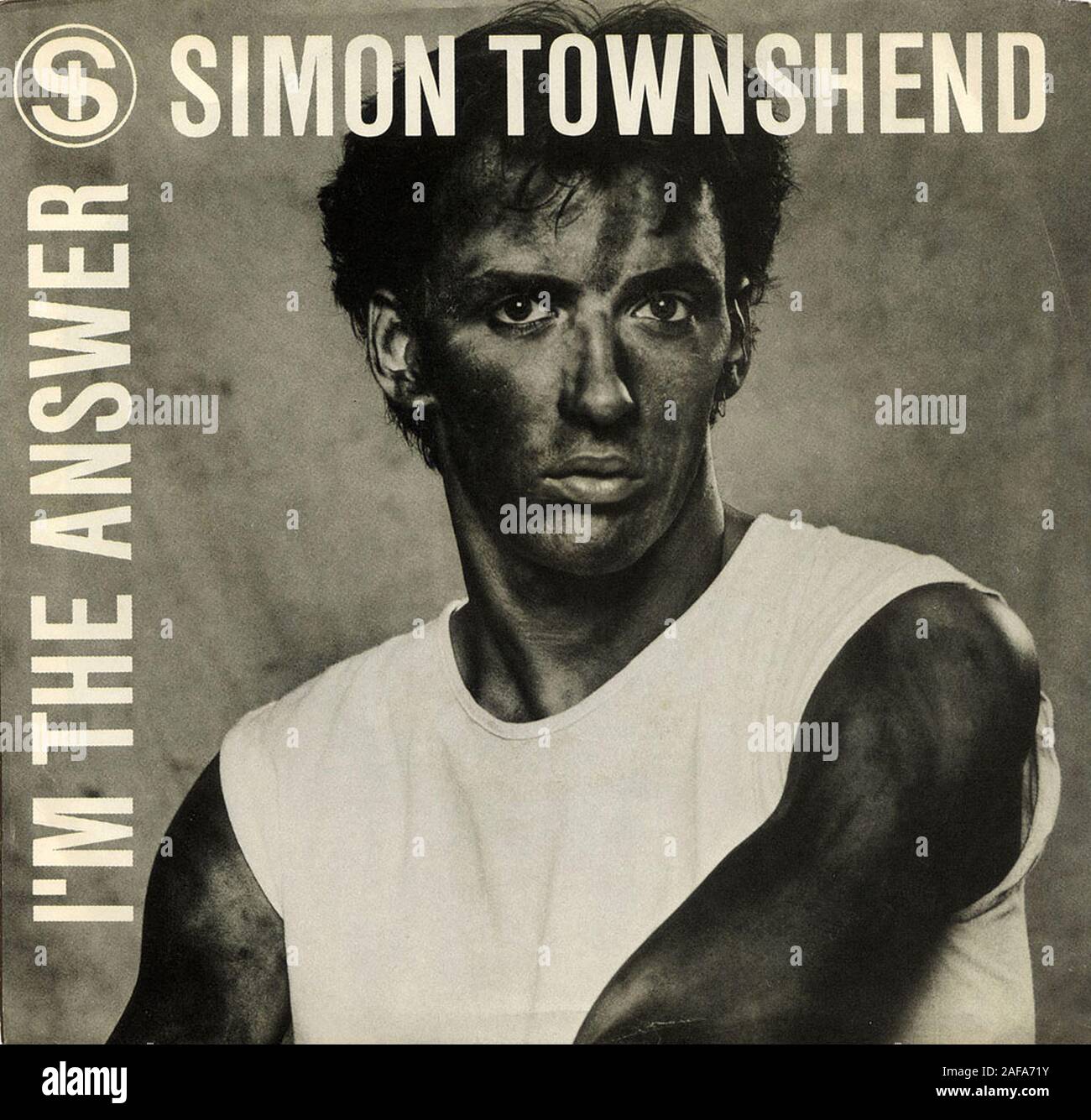 Simon Townshend - I'm The Answer - Vintage vinyl album cover Stock ...