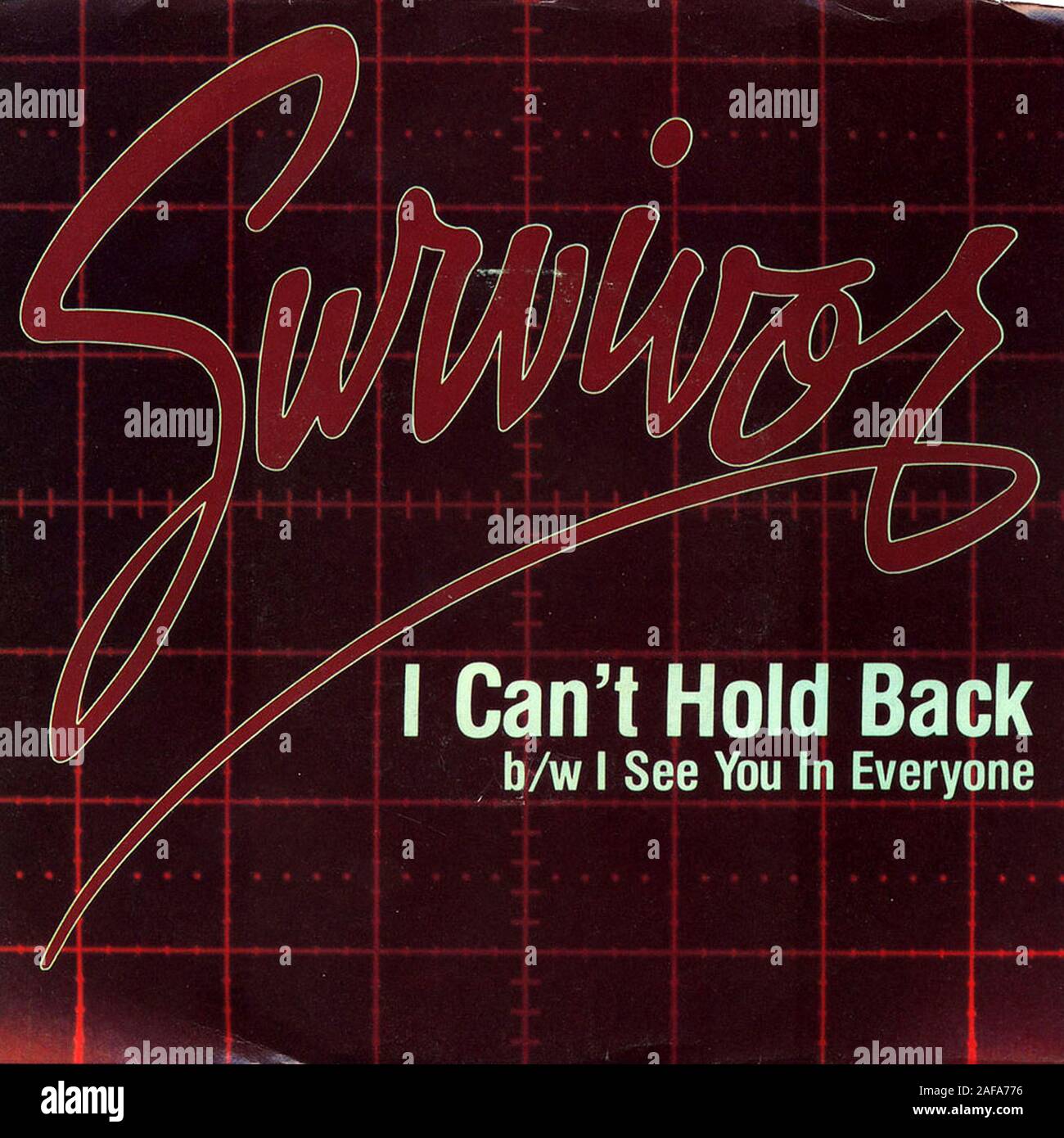 Survivor - I Can't Hold Back - Vintage vinyl album cover Stock Photo ...