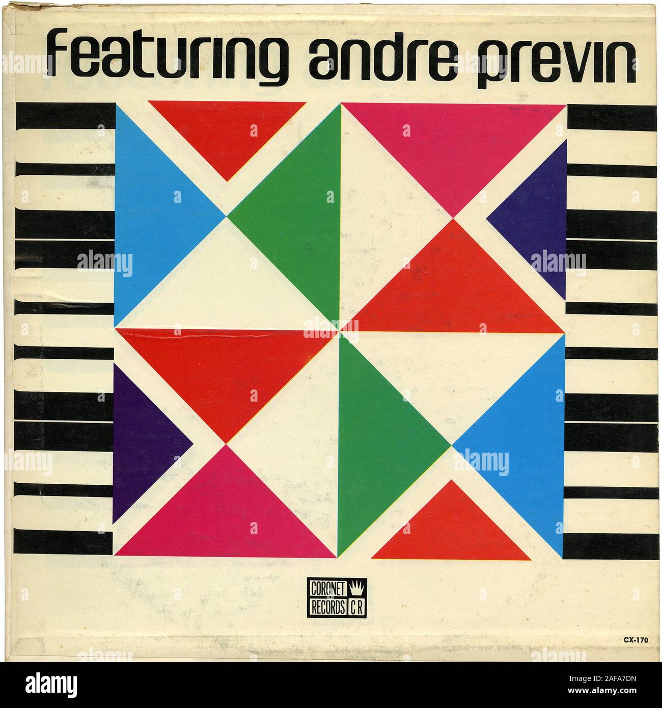 Featuring Andre Previn - - Vintage vinyl record cover Stock Photo - Alamy