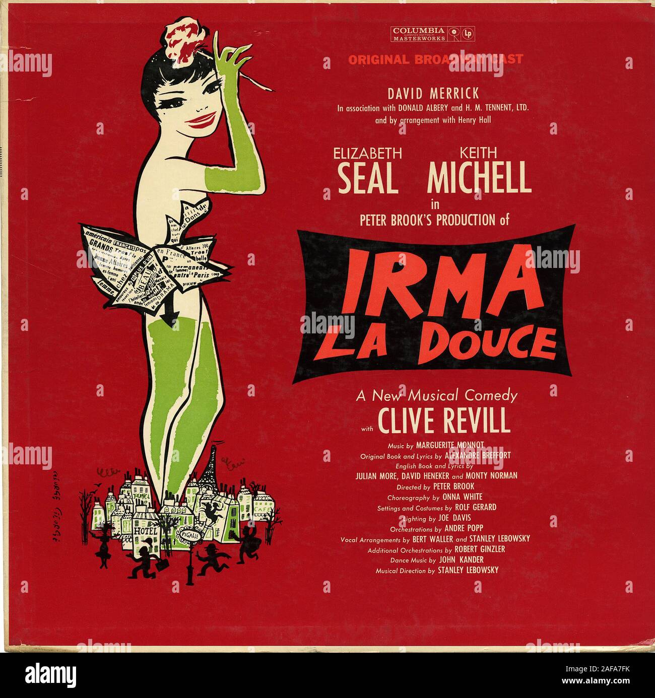 Irma La Douce - Vintage vinyl album cover Stock Photo - Alamy