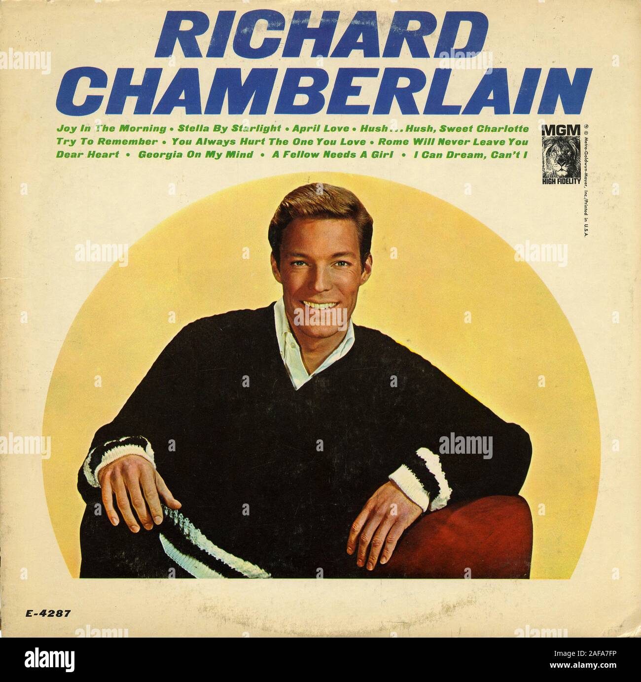 Joy In The Morning - Richard Chamberlain - Vintage vinyl album cover ...
