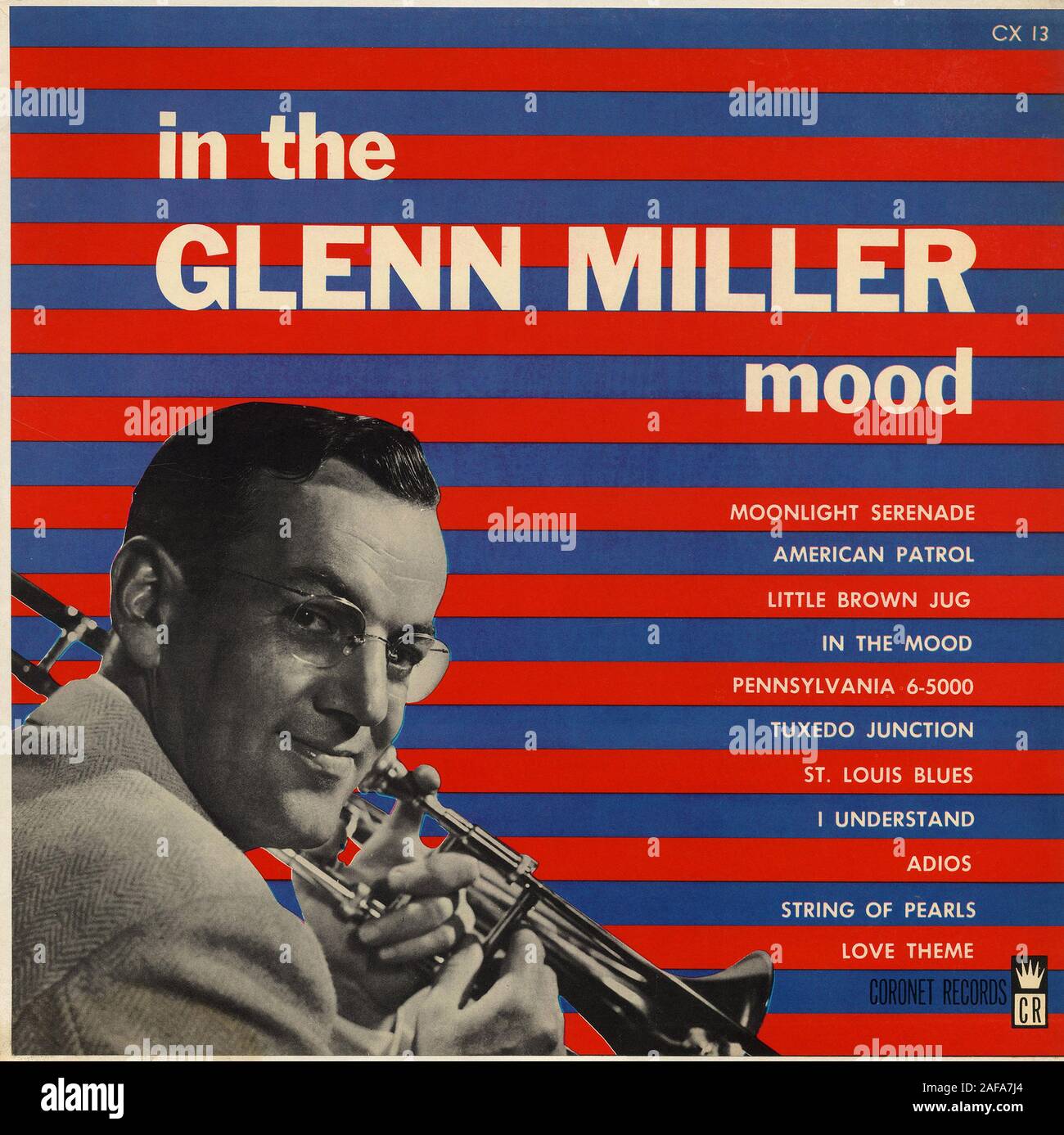 In The Glenn Miller Mood - Vintage vinyl album cover Stock Photo - Alamy