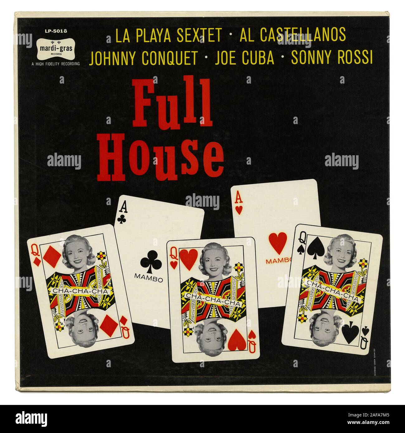Full House - - Vintage vinyl record cover Stock Photo - Alamy