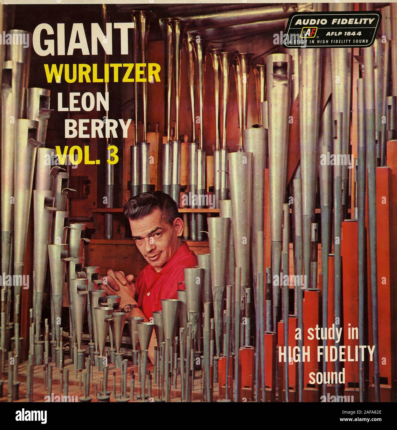Giant Wurlitzer - - Vintage vinyl record cover Stock Photo - Alamy