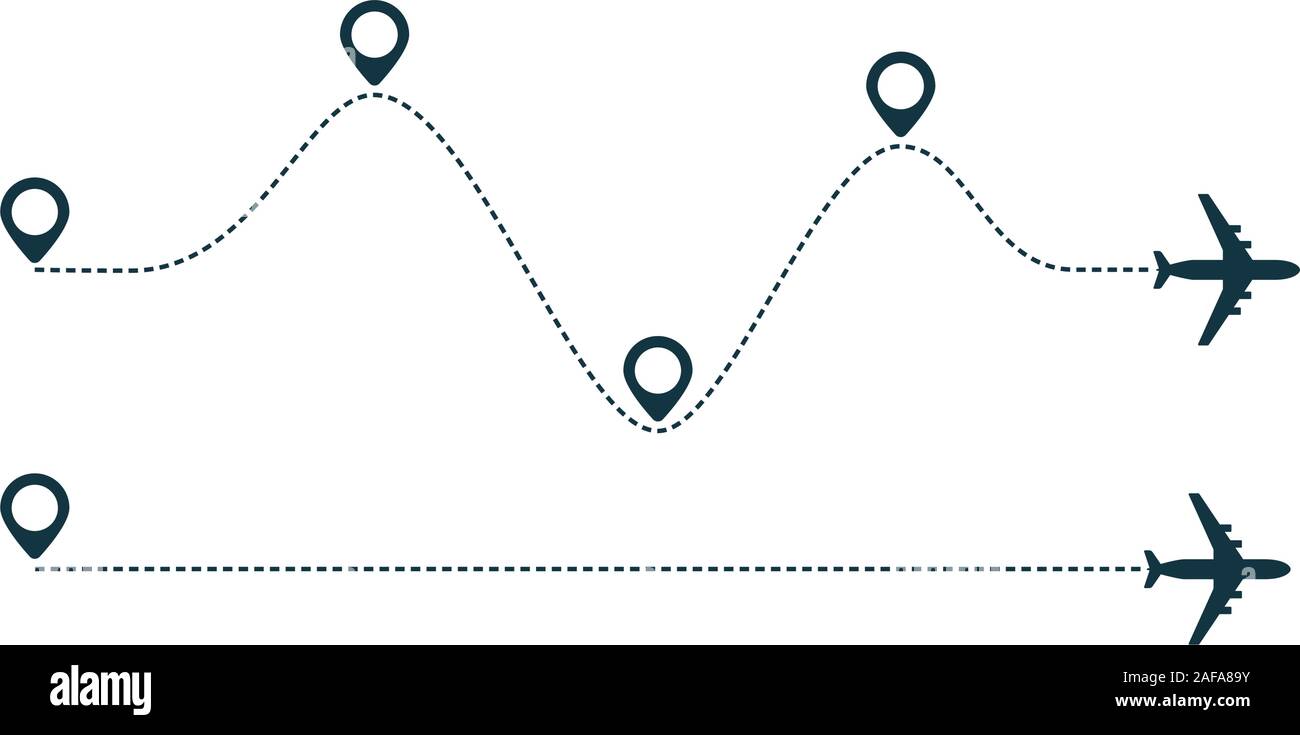 Curved Plane Stock Vector Images - Alamy