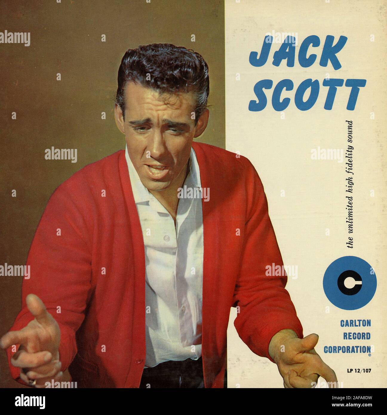 Jack Scott - Vintage vinyl album cover Stock Photo - Alamy