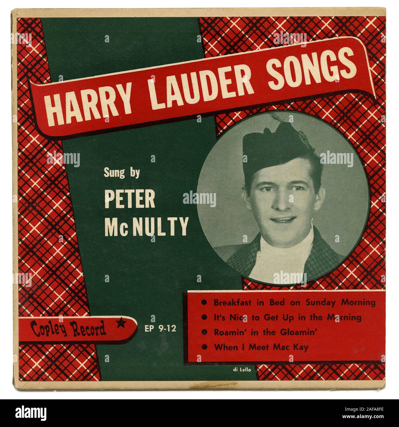 Harry Lauder Songs - - Vintage vinyl record cover Stock Photo - Alamy