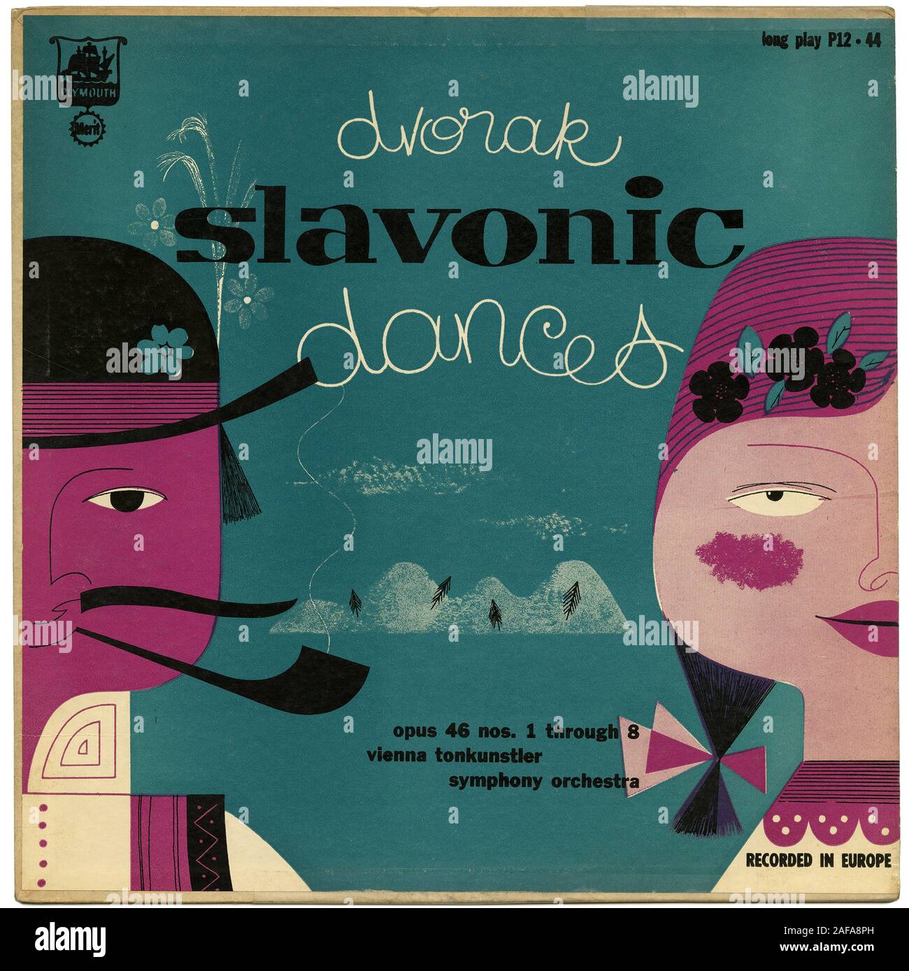 Dvorak Slavonic Dances - - Vintage vinyl record cover Stock Photo - Alamy