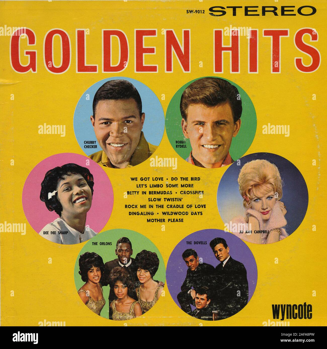 Golden Hits - - Vintage vinyl record cover Stock Photo - Alamy