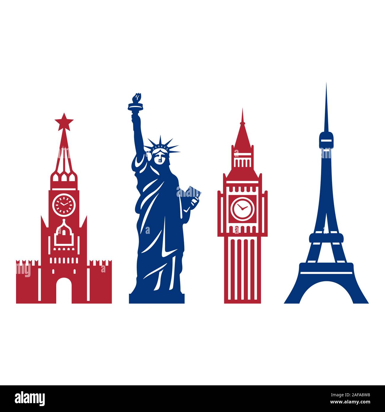 Symbols of countries Stock Vector Image & Art - Alamy