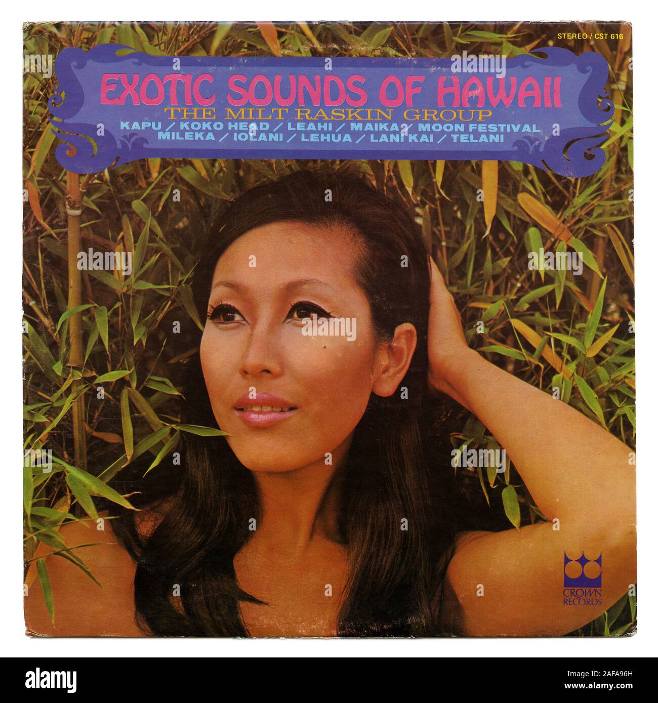 Exotic Sounds Of Hawaii - - Vintage vinyl record cover Stock Photo - Alamy