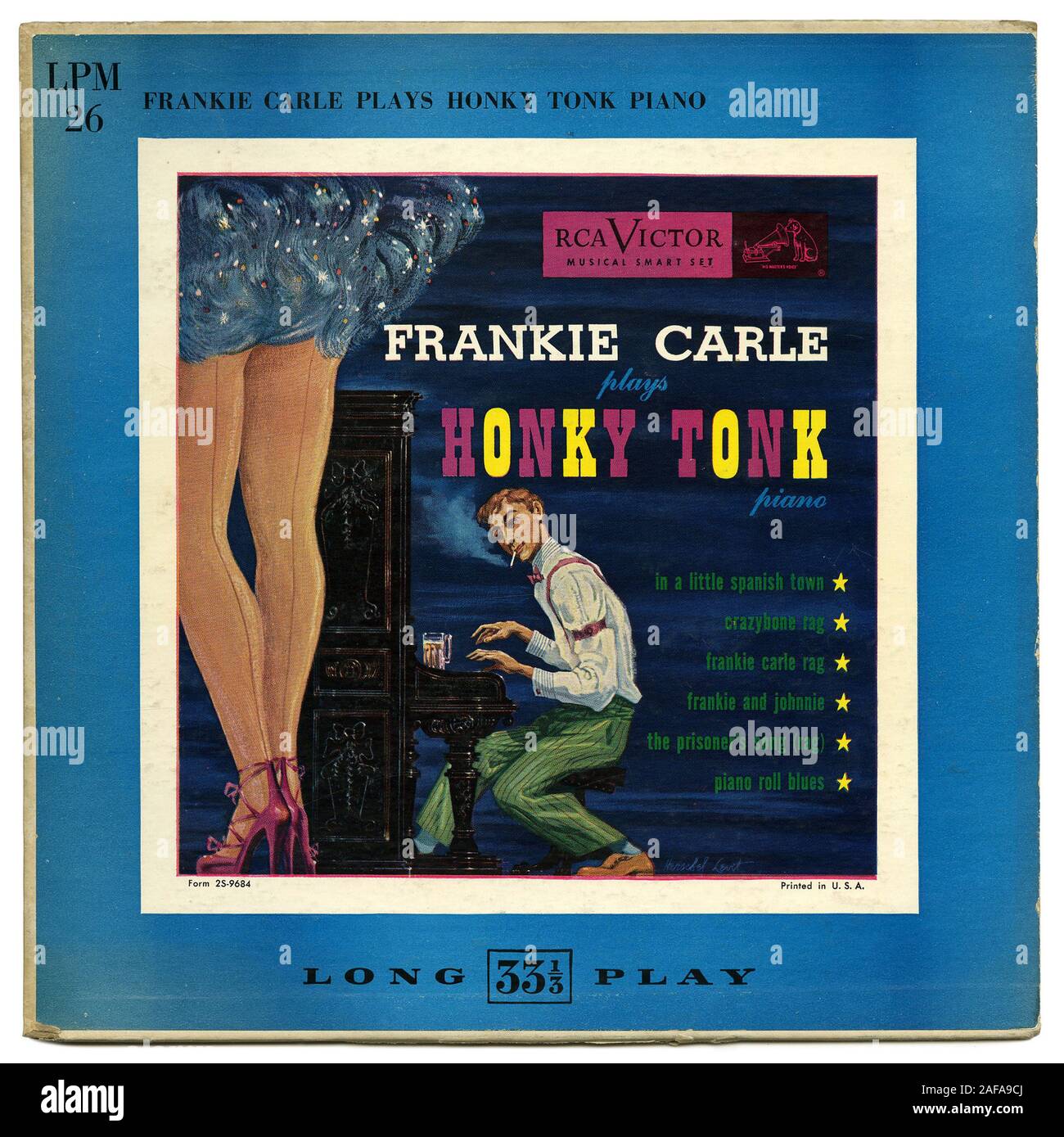 Frankie Carle Plays Honky Tonk Piano - - Vintage vinyl record cover ...