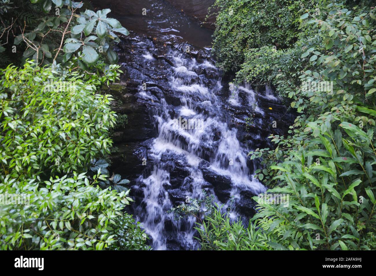 Close up of the waterfalls of Elephant Falls of shillong, Meghalaya ...
