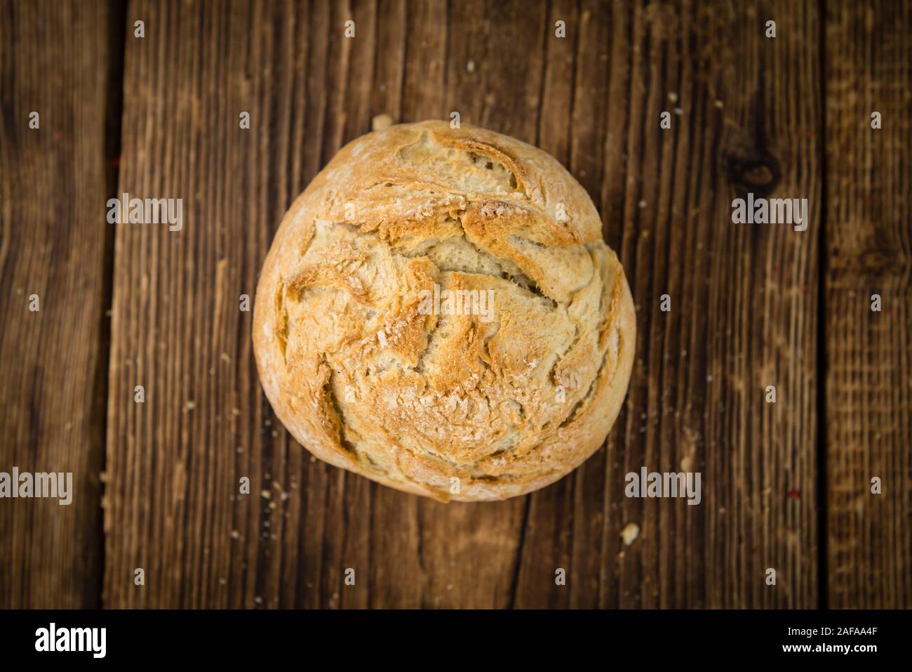 German Rolls on a vintage background as detailed close-up shot ...