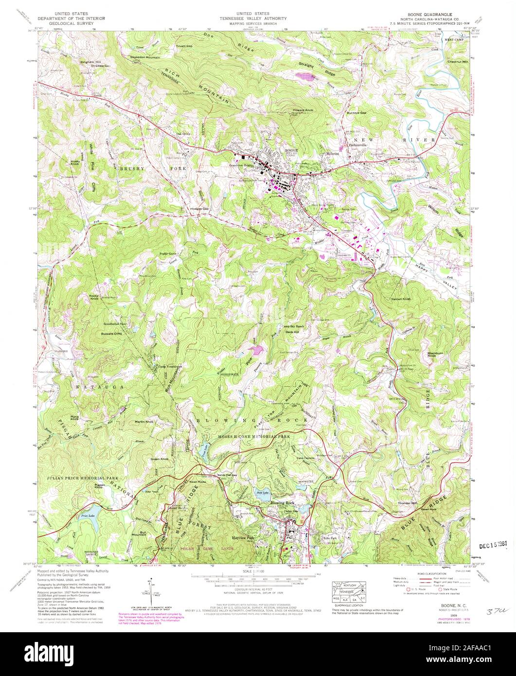 Boone north carolina map hi-res stock photography and images - Alamy