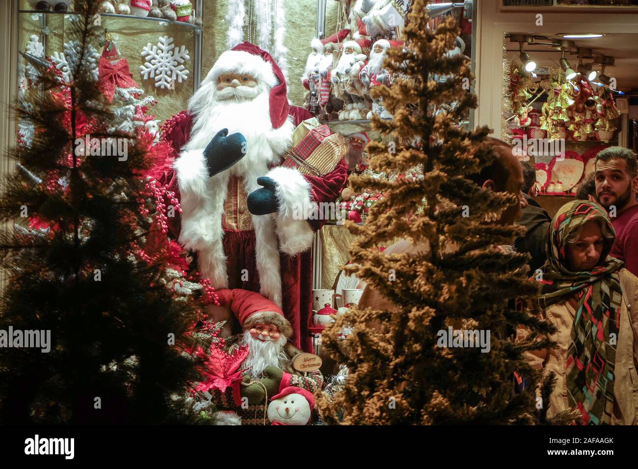 Tehran, Iran. 13th Dec, 2019. People are seen during Christmas ...