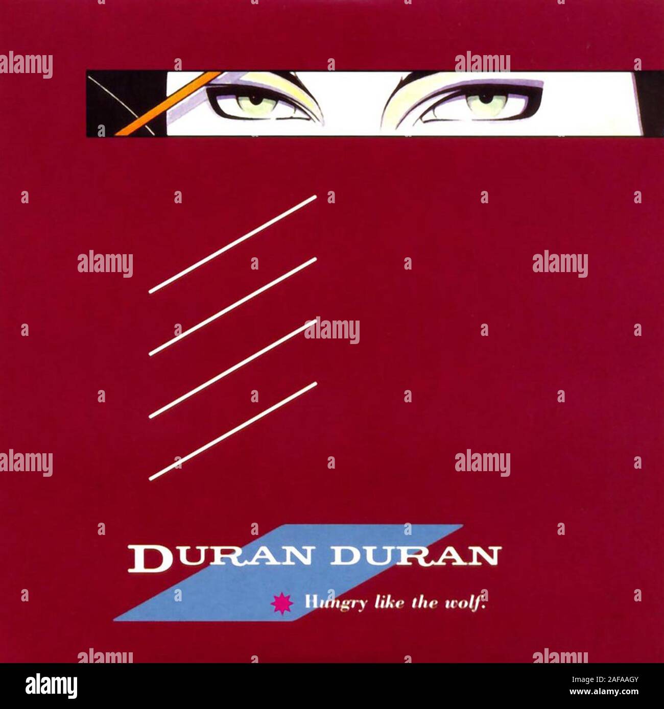 Duran Duran - Hungry Life The Wolf - Vintage vinyl album cover Stock ...