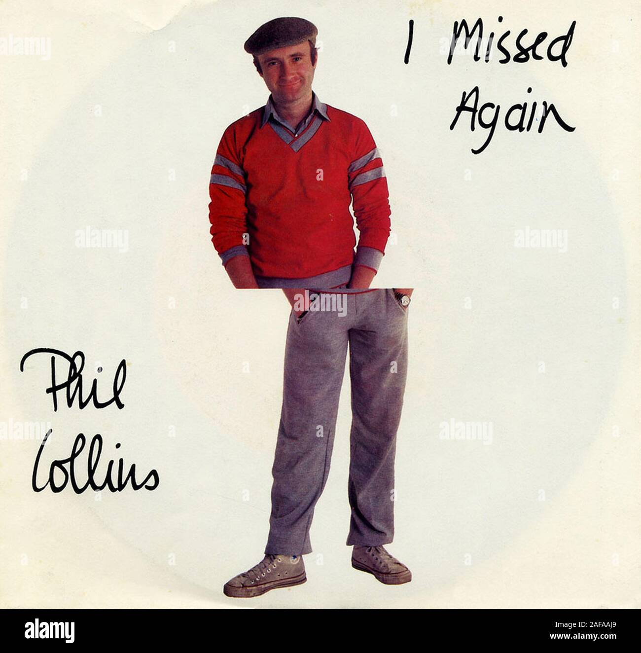 Phil Collins - I Missed Again - Vintage vinyl album cover Stock Photo ...