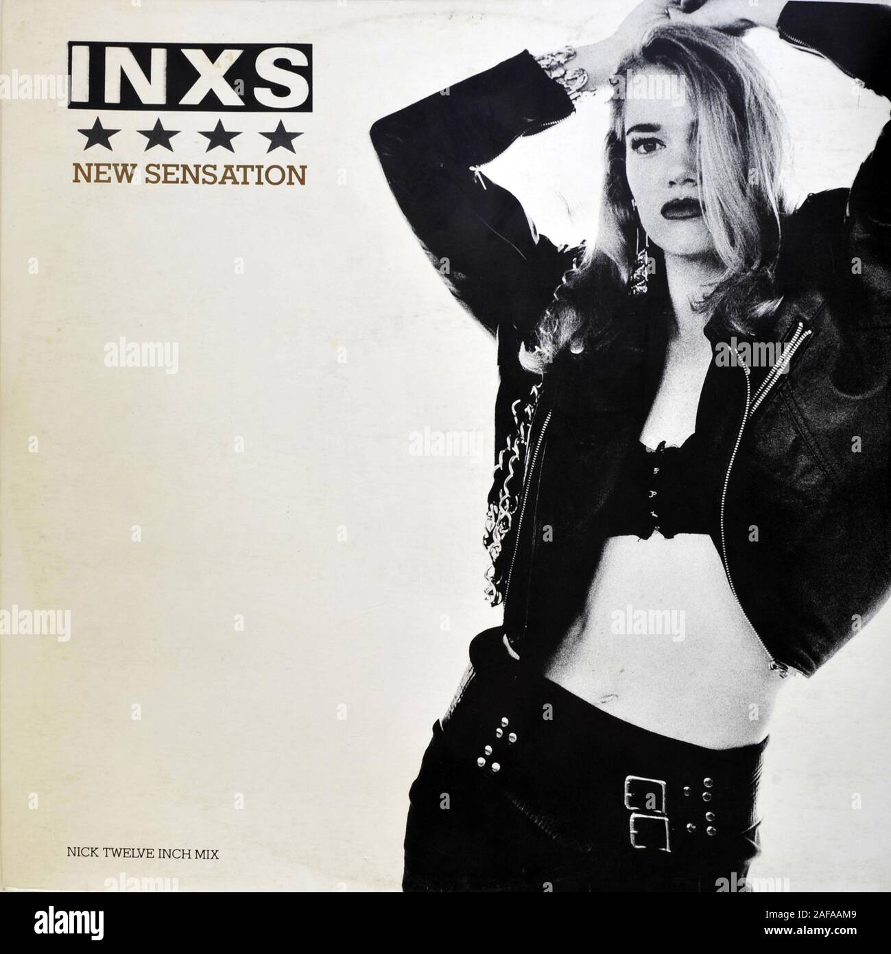 INXS - Vintage vinyl record cover Stock Photo - Alamy