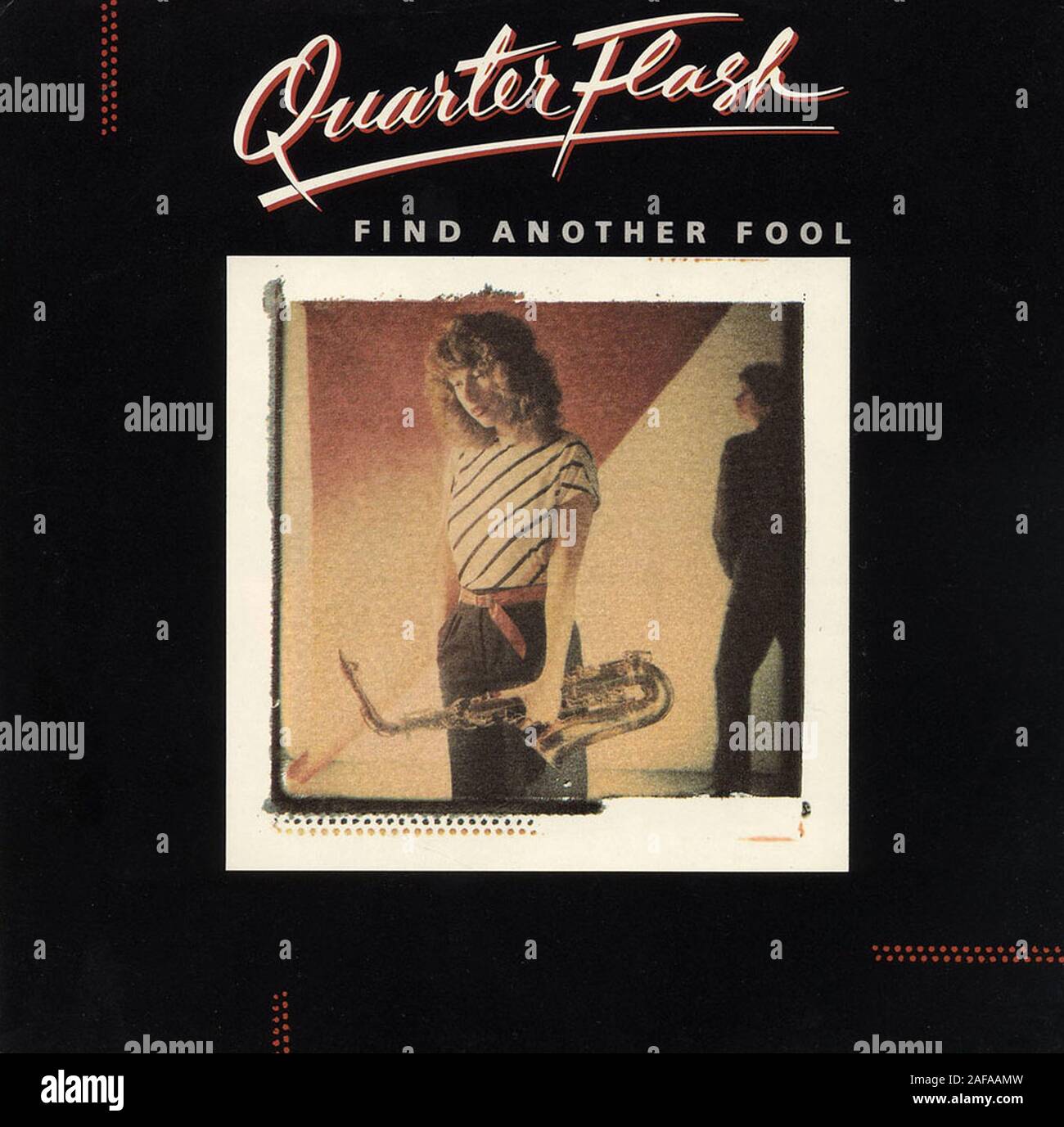 Quarterflash - Find Another Fool - Vintage vinyl record cover Stock ...