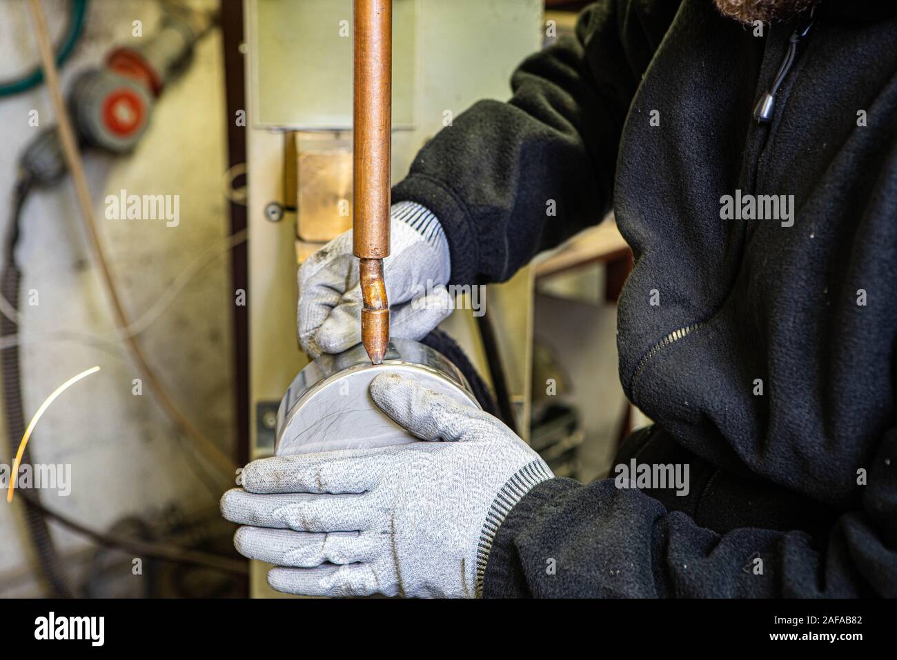 Machine welding hi-res stock photography and images - Alamy