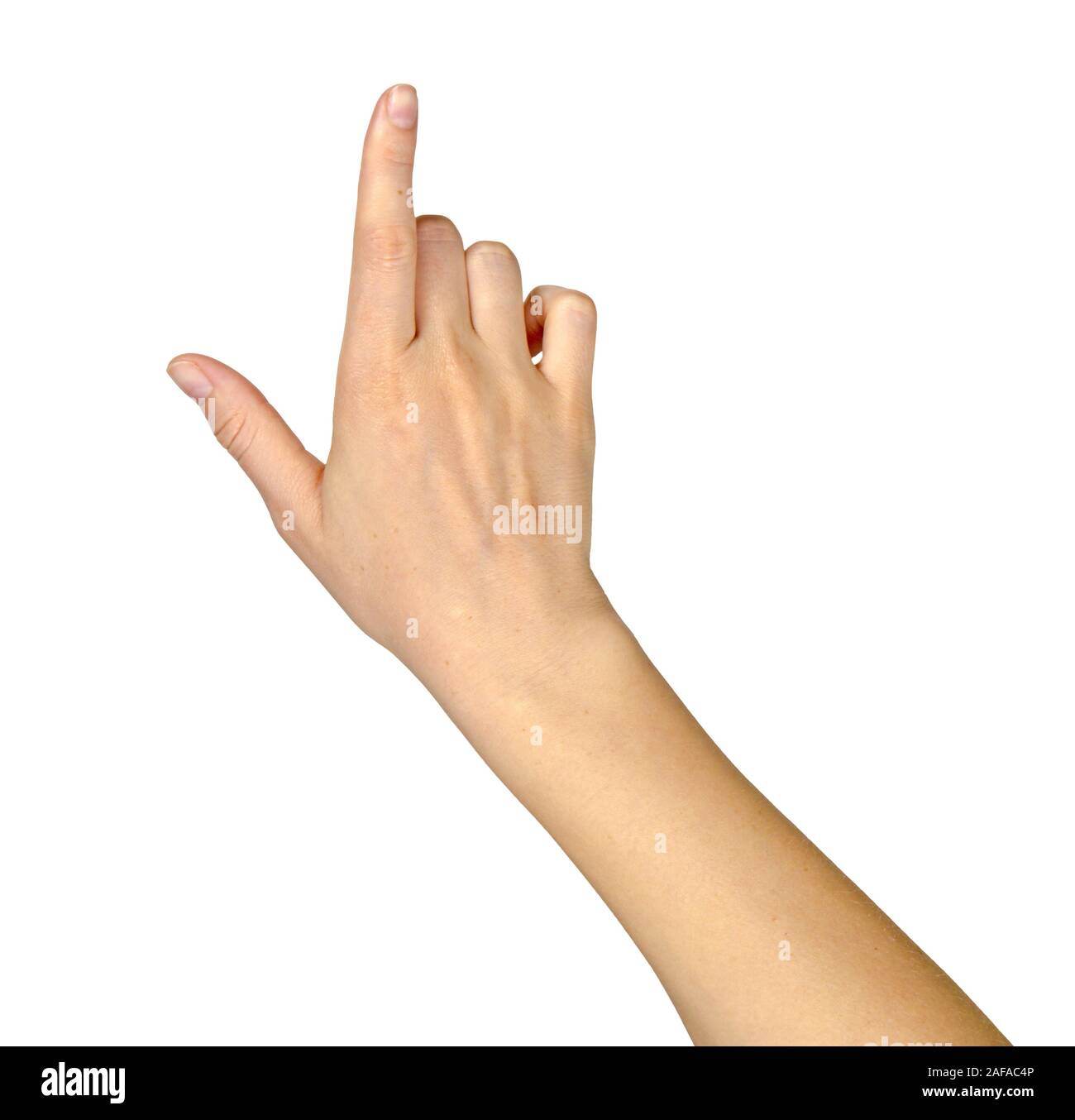 hand pointing up Stock Photo - Alamy