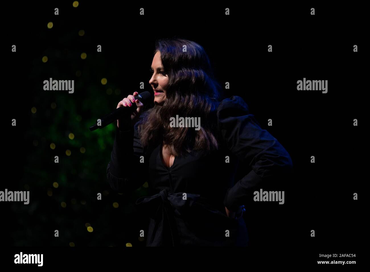 December 12, 2019: Radio host Taylor Strecker performs during the ...