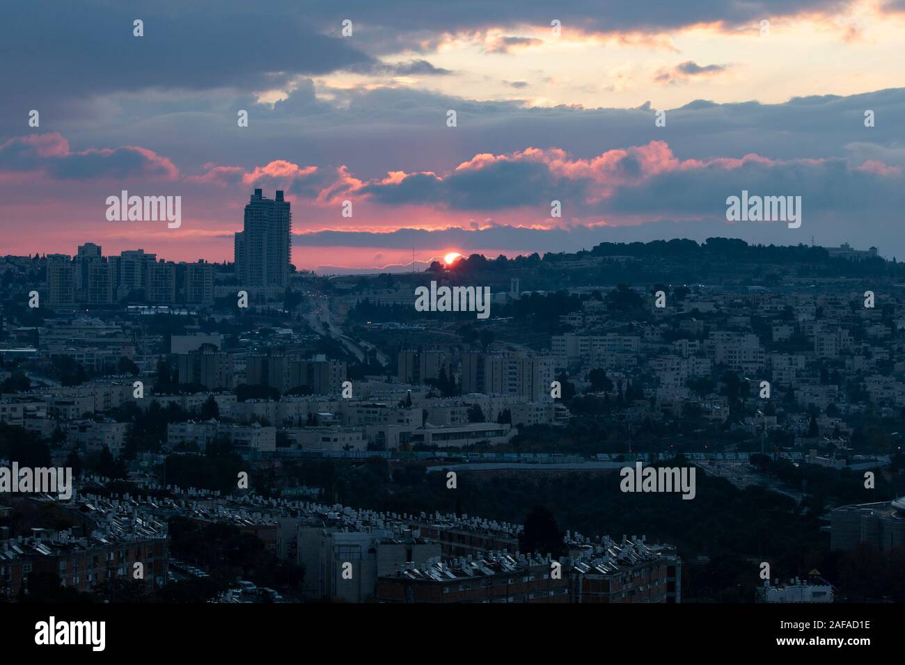 Sunrise over jerusalem hi-res stock photography and images - Alamy