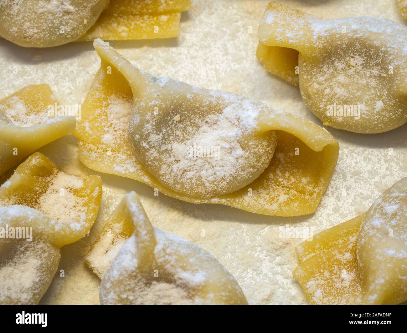 A kind of ravioli, casoncelli, home made traditional food of the ...