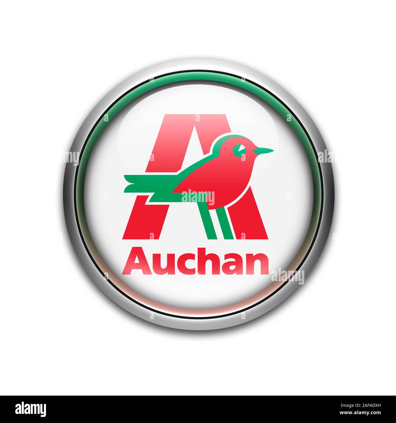 Auchan logo hi-res stock photography and images - Alamy