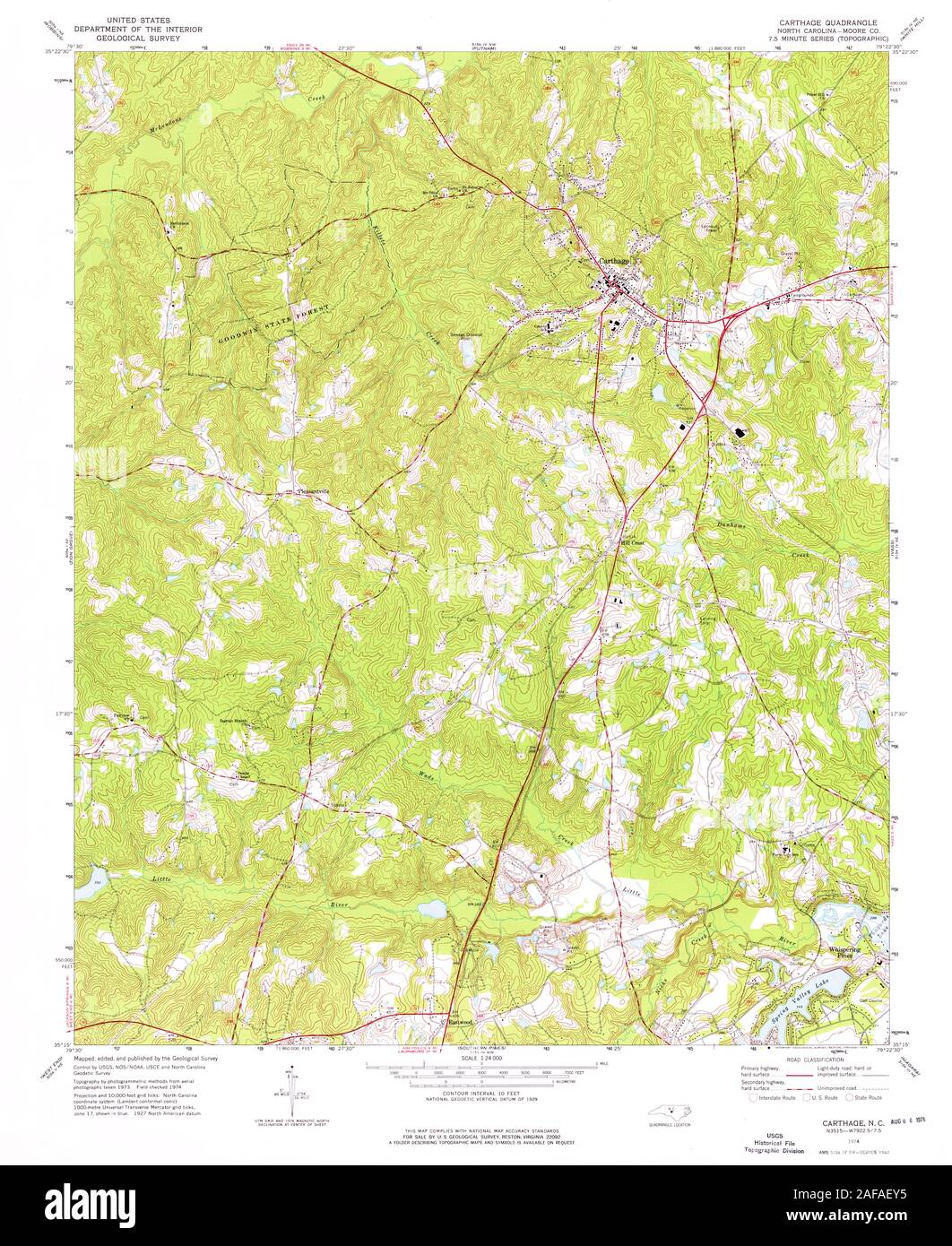 Carthage map Cut Out Stock Images & Pictures - Alamy