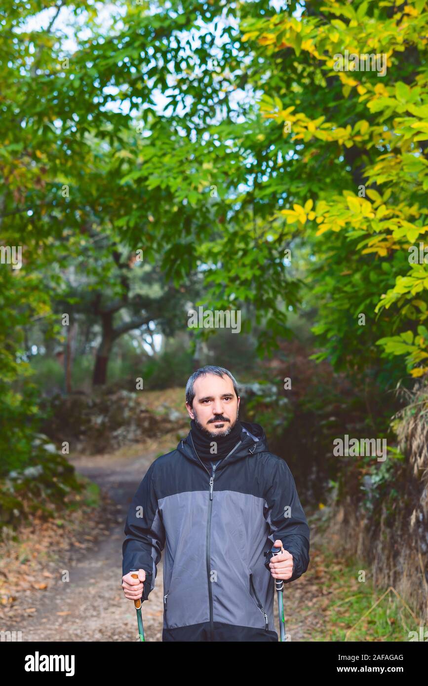 Man smartwatch walking hi-res stock photography and images - Alamy