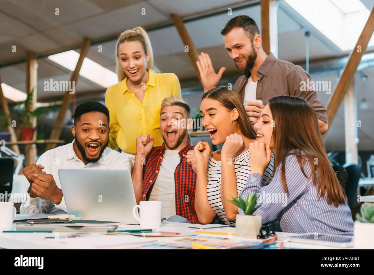 Enjoying success hi-res stock photography and images - Alamy