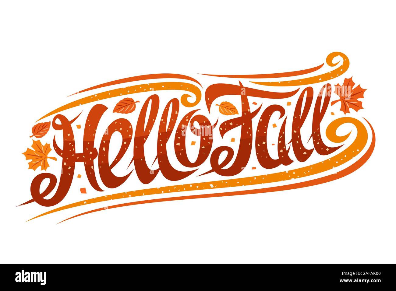 Leaves font Cut Out Stock Images & Pictures - Alamy