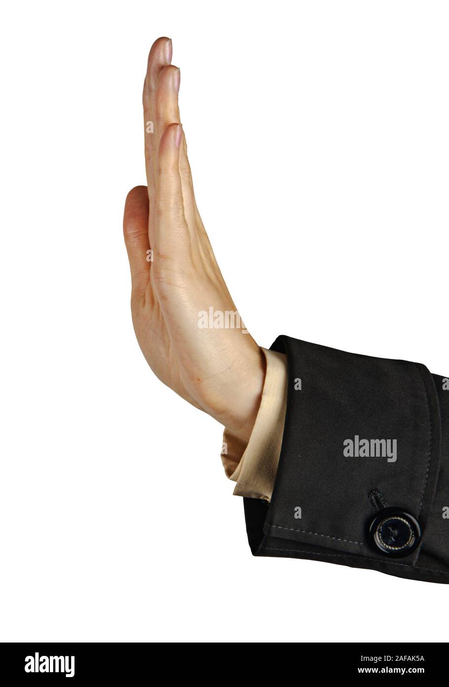 Hand stop girl Cut Out Stock Images & Pictures - Alamy