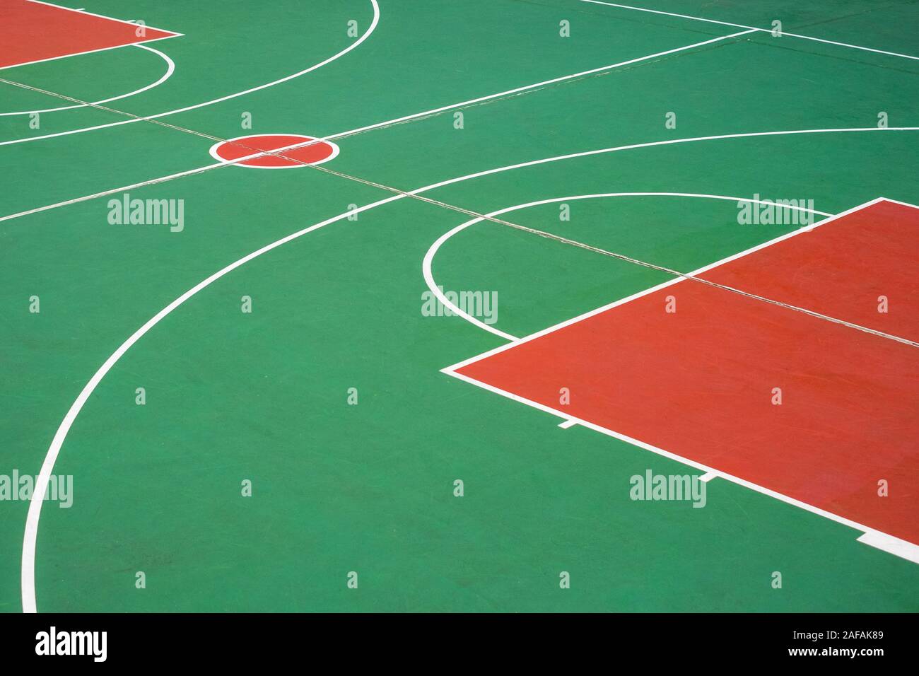 Outdoor Basketball Court Texture
