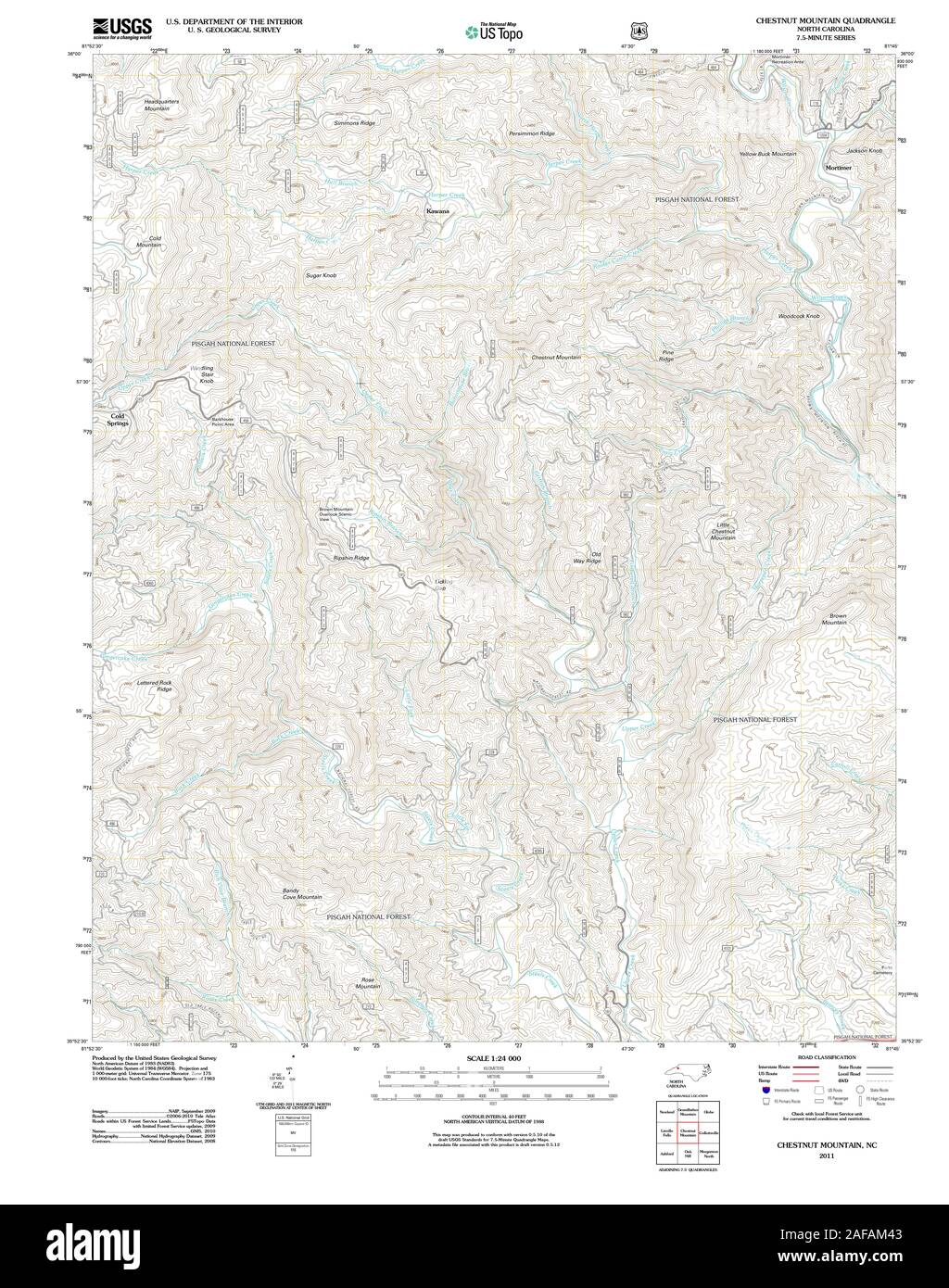 North carolina mountain map hi-res stock photography and images - Alamy