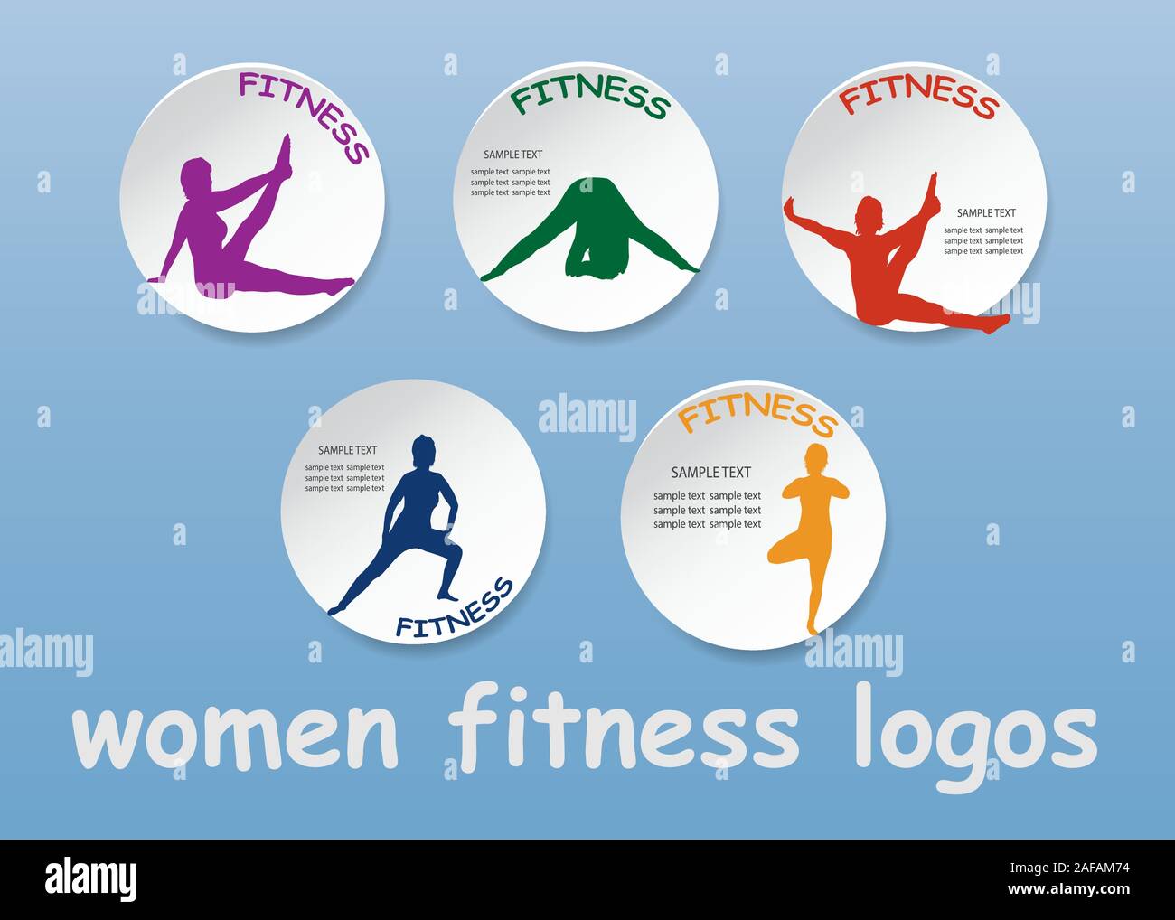 Fitness Logo Silhouette