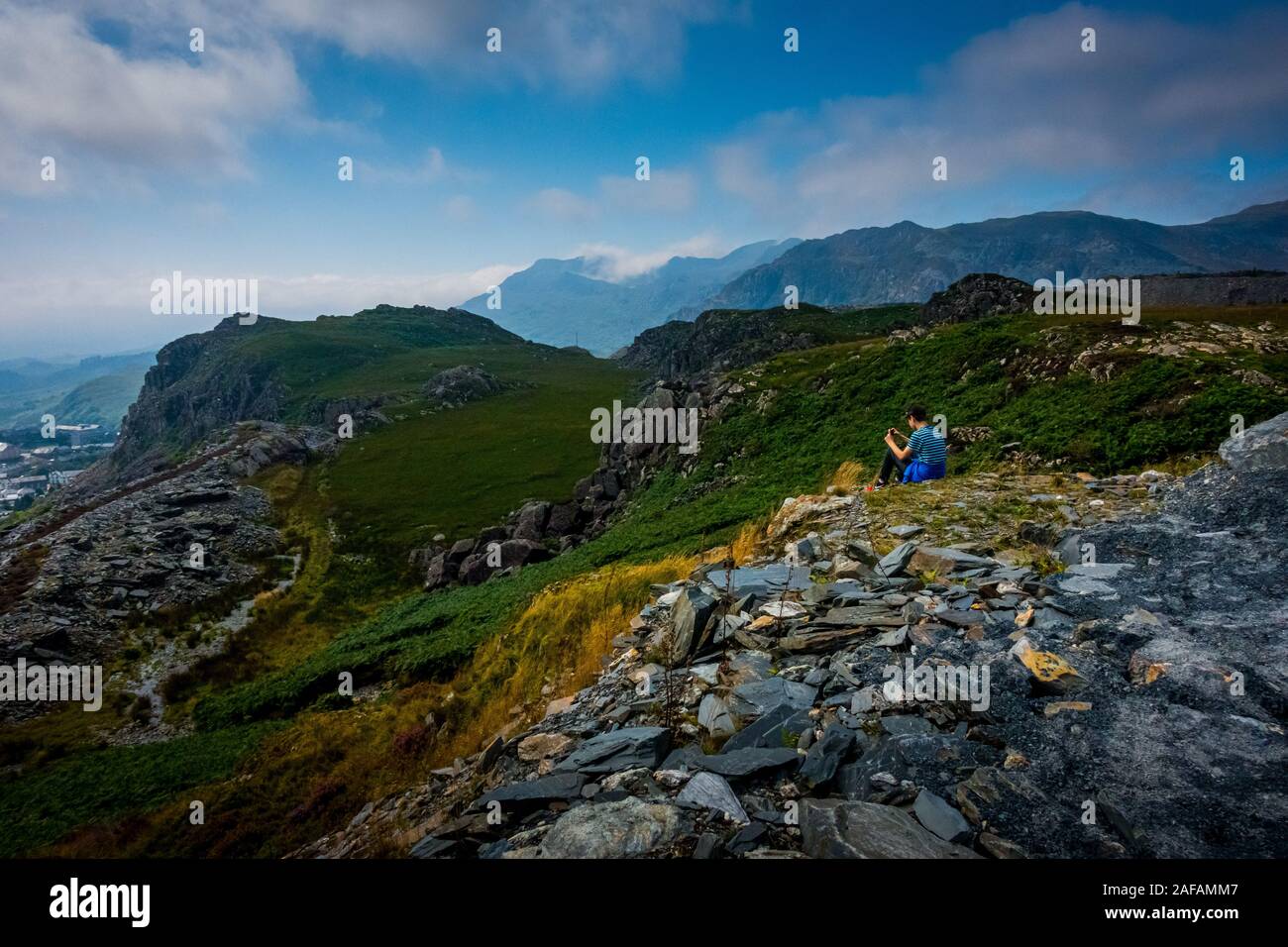 Views from Snowdonia Stock Photo - Alamy