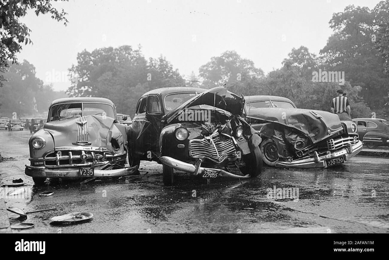 1940s classic american car Black and White Stock Photos & Images - Alamy