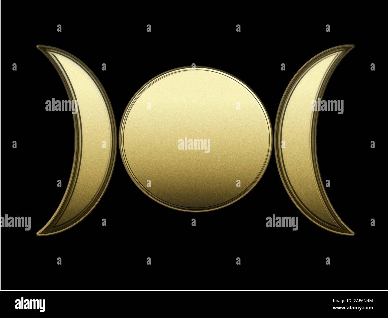 Phases of the moon illustration hi-res stock photography and images - Alamy